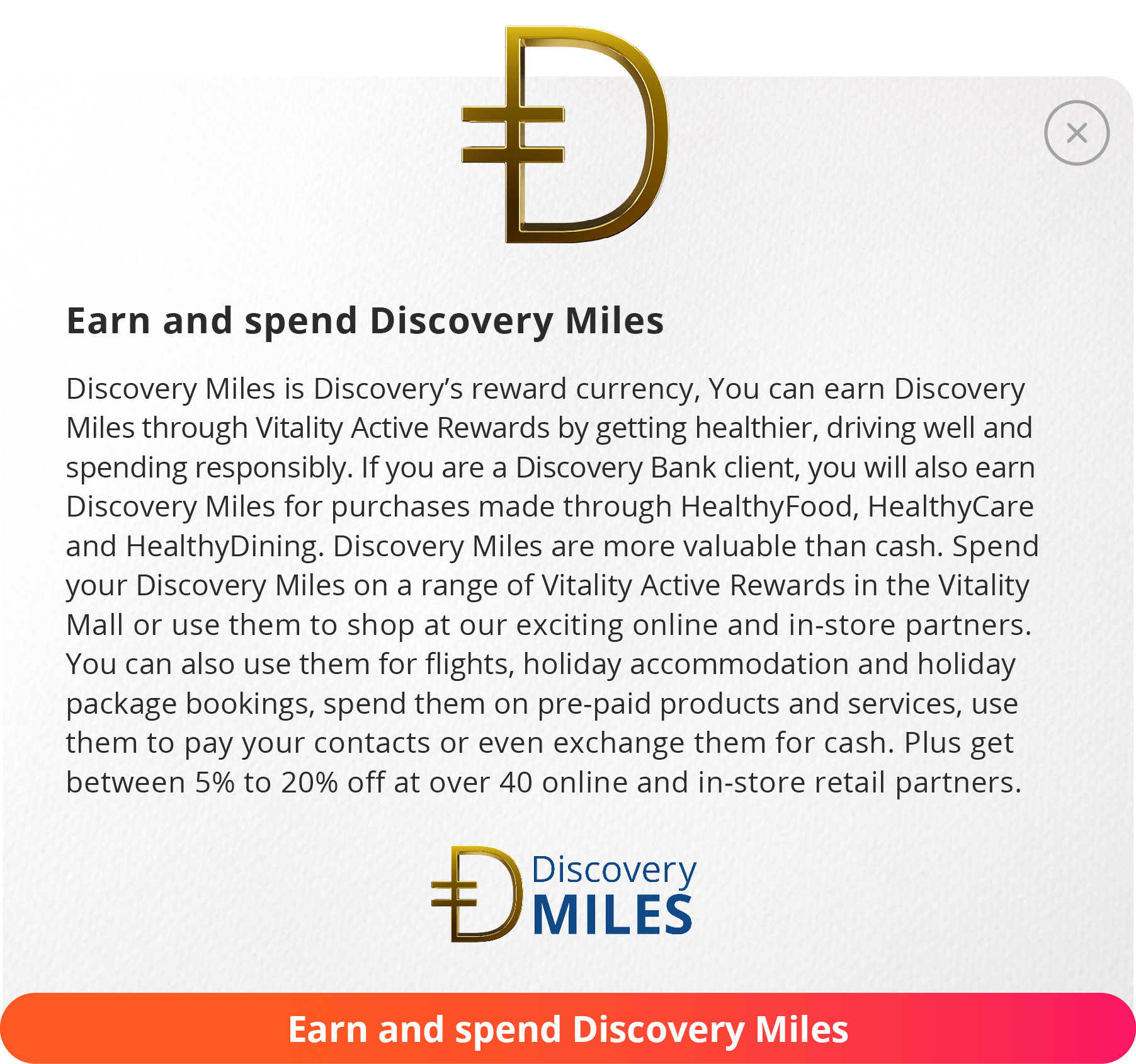 Vitality How it Works - Discovery